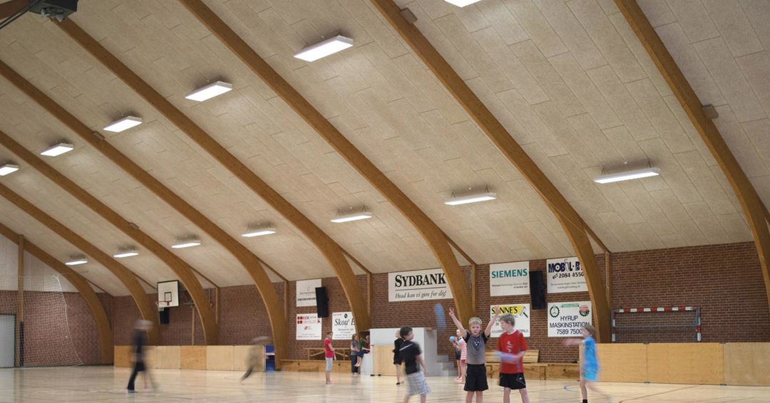 Inspiration: Akustikloft i multikulturhus | Troldtekt