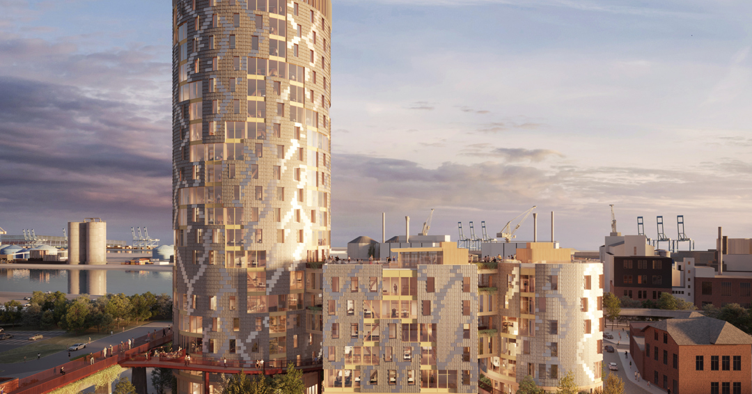20 særlige etager rejser sig i Aarhus’ spirende Sydhavnskvarter | Troldtekt