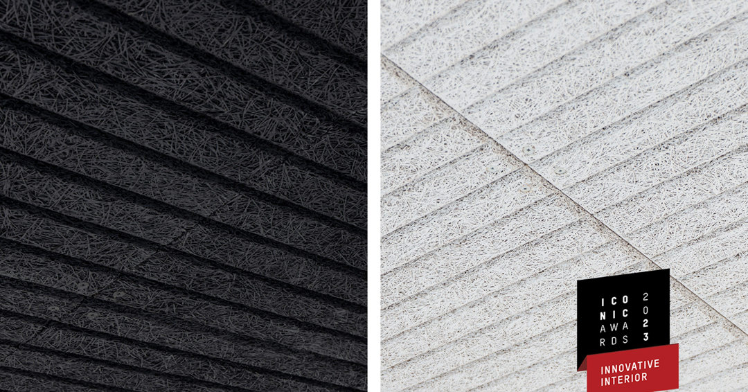 Troldtekt v-line vinder en ICONIC AWARD 2023 | Troldtekt